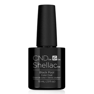 CND Shellac - Black Pool 0.5 oz - Black Gel Polish - CNDS-BLACKPOOL 0.5 ...