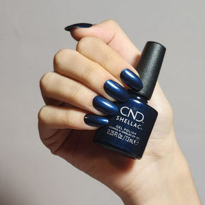 CND - Shellac Midnight Flight (0.25 oz) - Blue Gel Polish - CNDS ...