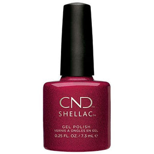 CND - Shellac Red Baroness (0.25 oz) - Red Gel Polish - CNDS-Red ...