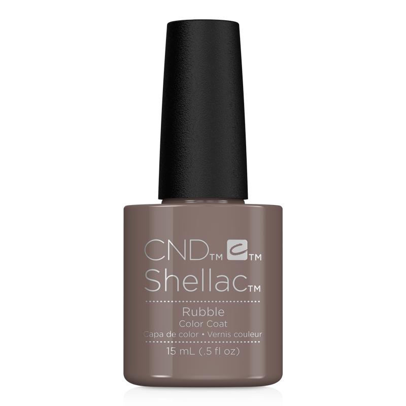 CND Shellac - Rubble 0.5 oz - Brown, Grey Gel Polish - CNDS-RUBBLE 0.5 ...