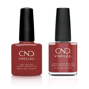 CND - Shellac & Vinylux Combo - Books & Beaujolais - Red Gel & Lacquer ...