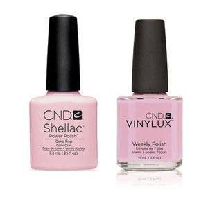 CND - Shellac & Vinylux Combo - Cake Pop - Pink Gel & Lacquer Polish ...