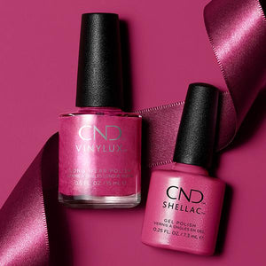 CND - Shellac & Vinylux Combo - Happy Go Lucky - Pink Gel & Lacquer ...