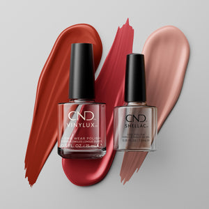 CND - Shellac & Vinylux Combo - Love Letter - Red Gel & Lacquer Polish ...