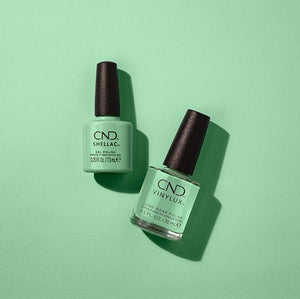 CND - Shellac & Vinylux Combo - Mint & Meditation - Green Gel & Lacquer ...