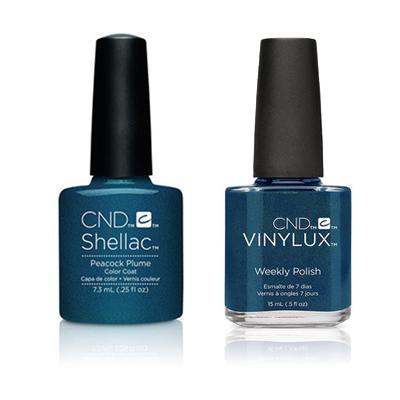 CND - Shellac & Vinylux Combo - Peacock Plume