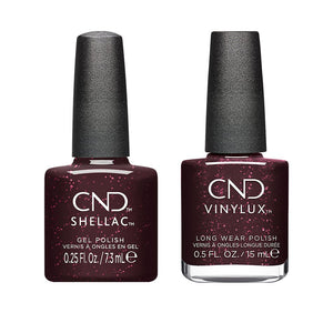 CND - Shellac & Vinylux Combo - Poison Plum - Purple Gel & Lacquer ...