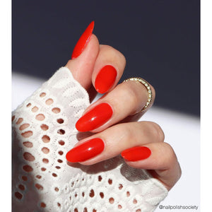 CND - Shellac & Vinylux Combo - Poppy Fields - Red Gel & Lacquer Polish ...