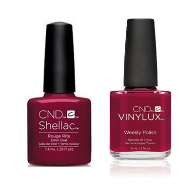 CND - Shellac & Vinylux Combo - Rouge Rite