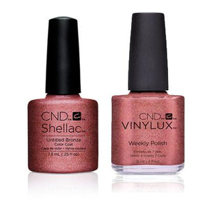 CND - Shellac & Vinylux Combo - Untitled Bronze - Red Gel & Lacquer ...