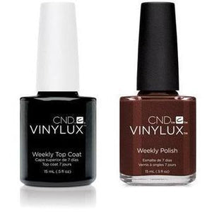 CND - Vinylux Topcoat & Cuppa Joe 0.5 oz - #277 - Brown Nail Lacquer ...