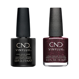 CND - Vinylux Topcoat & Poison Plum 0.5 oz - #198 - Purple Nail Lacquer ...