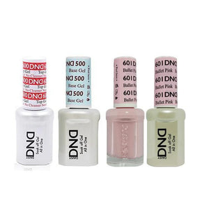 DND - #500#600 Base, Top, Gel & Lacquer Combo - Ballet Pink - #601 ...