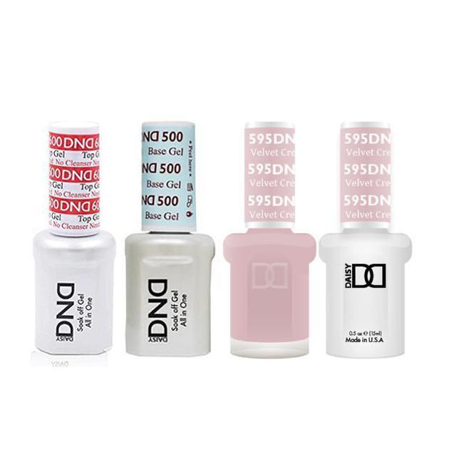 DND - #500#600 Base, Top, Gel & Lacquer Combo - Velvet Cream - #595 ...