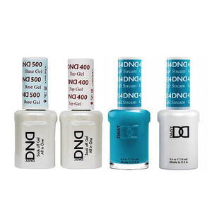 DND - Base, Top, Gel & Lacquer Combo - Gulf Stream - #434 - Blue Gel ...