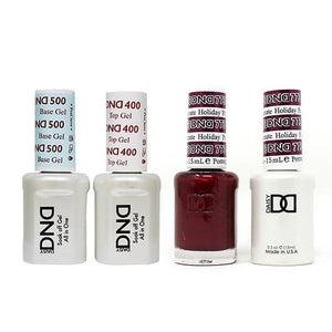 DND - Base, Top, Gel & Lacquer Combo - Holiday Pomegranate - #773 - Red ...