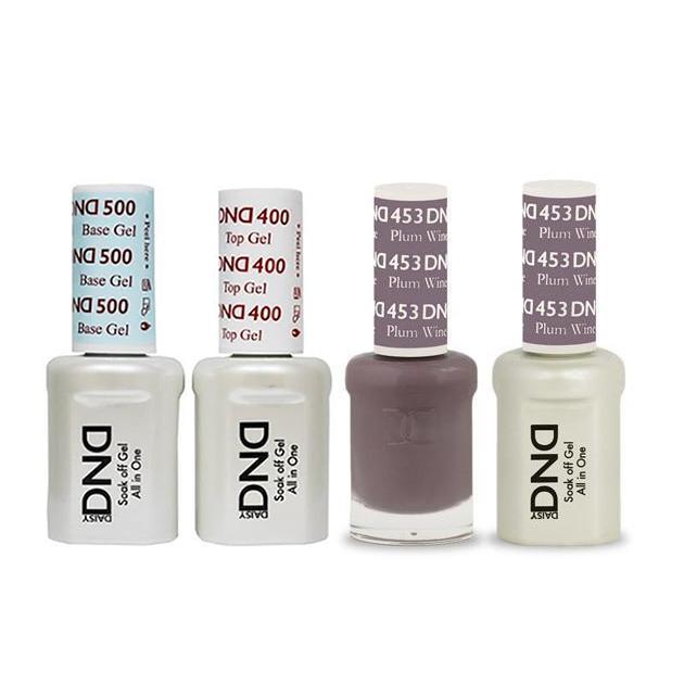 DND - Base, Top, Gel & Lacquer Combo - Plum Wine - #453