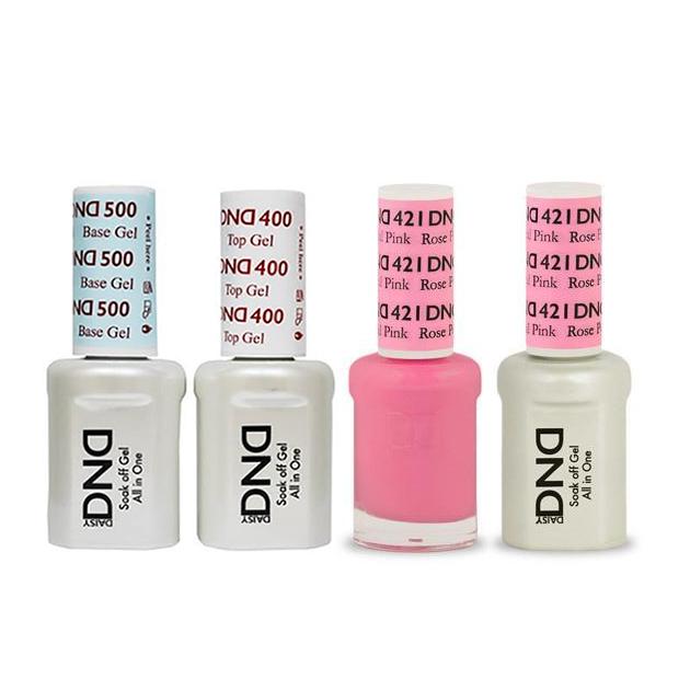 DND - Base, Top, Gel & Lacquer Combo - Rose Petal Pink - #421 - Pink ...