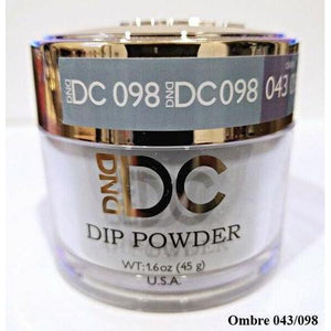DND - DC Dip Powder - Aqua Gray 2 oz - #098 - Blue Dipping Powder ...