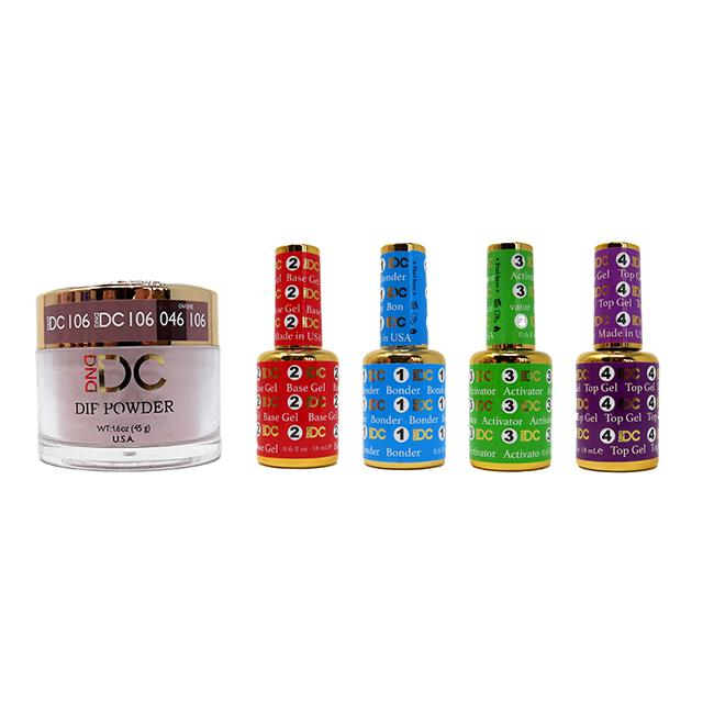 DND - DC Dip Powder Combo - Liquid Set & Cherry Rose - Brown Dipping ...