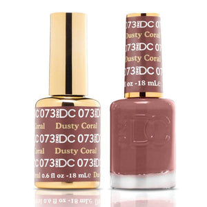 DND - DC Duo - Dusty Coral - #DC073 - Brown Gel & Lacquer Polish - DND ...