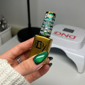 DND - Diva 9D Cat Eye - Glassball - Jungle Cat #05 - Green Gel Polish ...