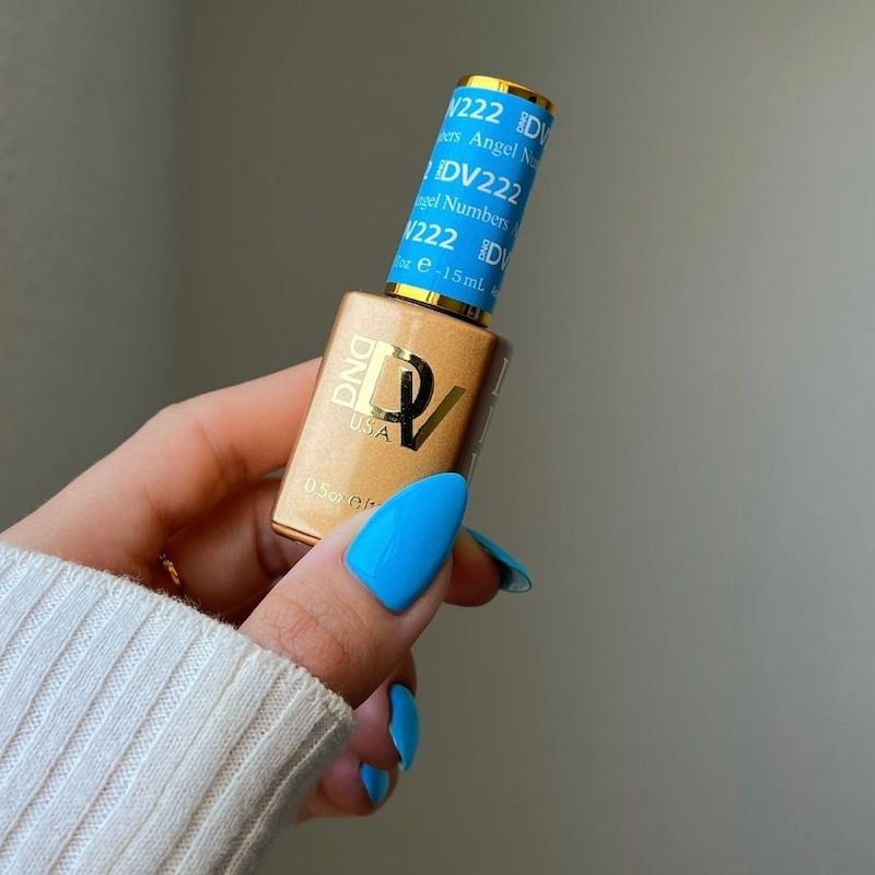DND - Diva Duo - Angel Numbers - #222 - Blue Gel & Lacquer Polish - DND ...