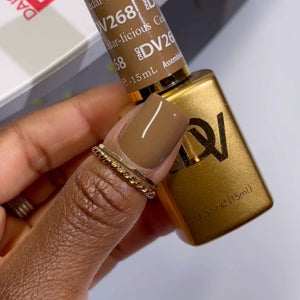 DND - Diva Duo - Cedar- Licious - #268 - Brown Gel & Lacquer Polish ...