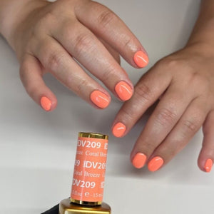 DND - Diva Duo - Coral Breeze - #209 - Orange, Pink Gel & Lacquer ...