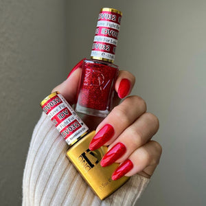 DND - Diva Duo - Fight For Love - #032 - Red Gel & Lacquer Polish - DND ...