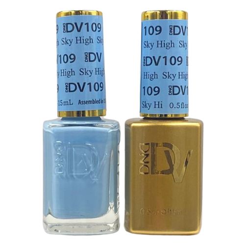 DND - Diva Duo - Sky High - #109 - Blue Gel & Lacquer Polish - DND ...