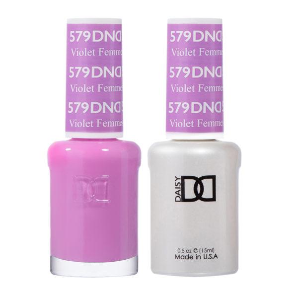 DND - Gel & Lacquer - Violet Femmes - #579 - Pink Gel & Lacquer Polish ...