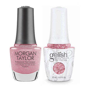 Gelish & Morgan Taylor Combo - June Bride - Pink Gel & Lacquer Polish ...