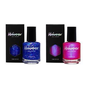 KBShimmer - Lacquer Combo - Summer Vibes - Set 5 - Blue, Pink, Purple ...