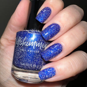 KBShimmer - Nail Polish - Flash Forward - Black, Blue Nail Lacquer ...