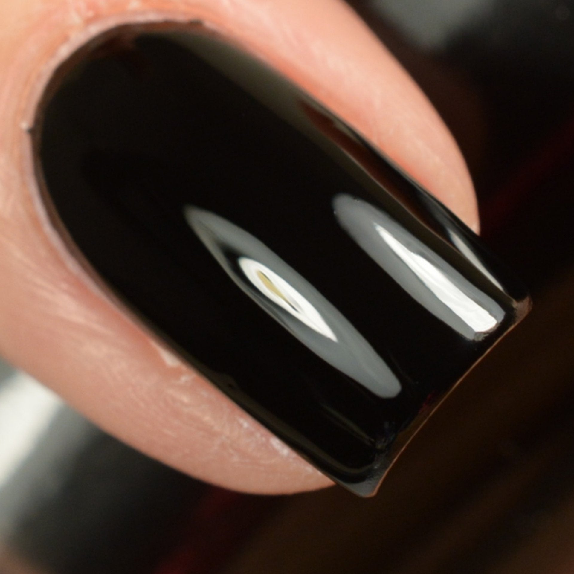 KBShimmer - Nail Polish - Total Eclipse One Coat Black - Black Nail ...