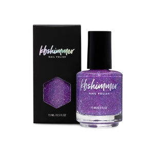 KBShimmer - Reflective Nail Polish - Ultra-Violet - Purple Nail Lacquer ...