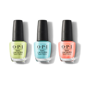 Lacquer Set - OPI Me Myself and OPI Set 5 - Blue, Green, Multi, Orange ...