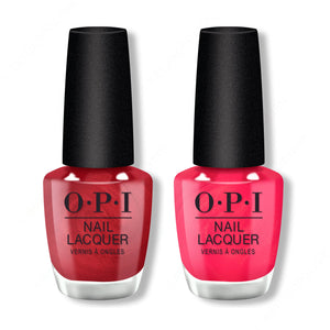 Lacquer Set - OPI Metallic Mega Mix - Lacquer Set 1 - Pink, Red Nail ...