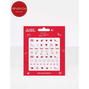 Le Mini Macaron Forever Mon Amour Nail Stickers