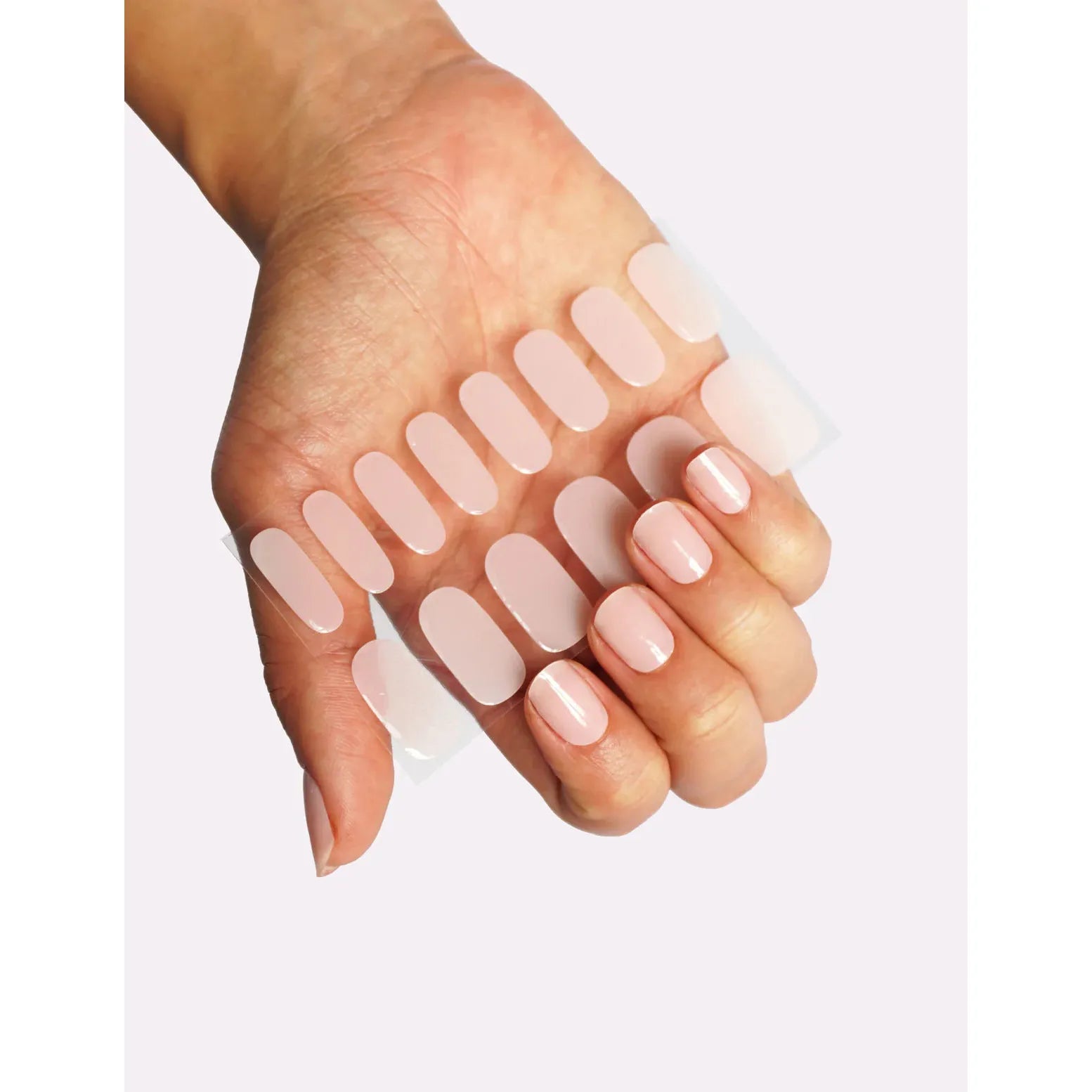 Le Mini Macaron Mini Nail Stickers - Gel Strips- Blush - Pink Nail Art ...