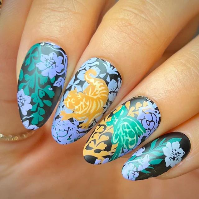Maniology - Stamping Plate - Korean Lacquerware #M454 - Nail Art - MANI ...