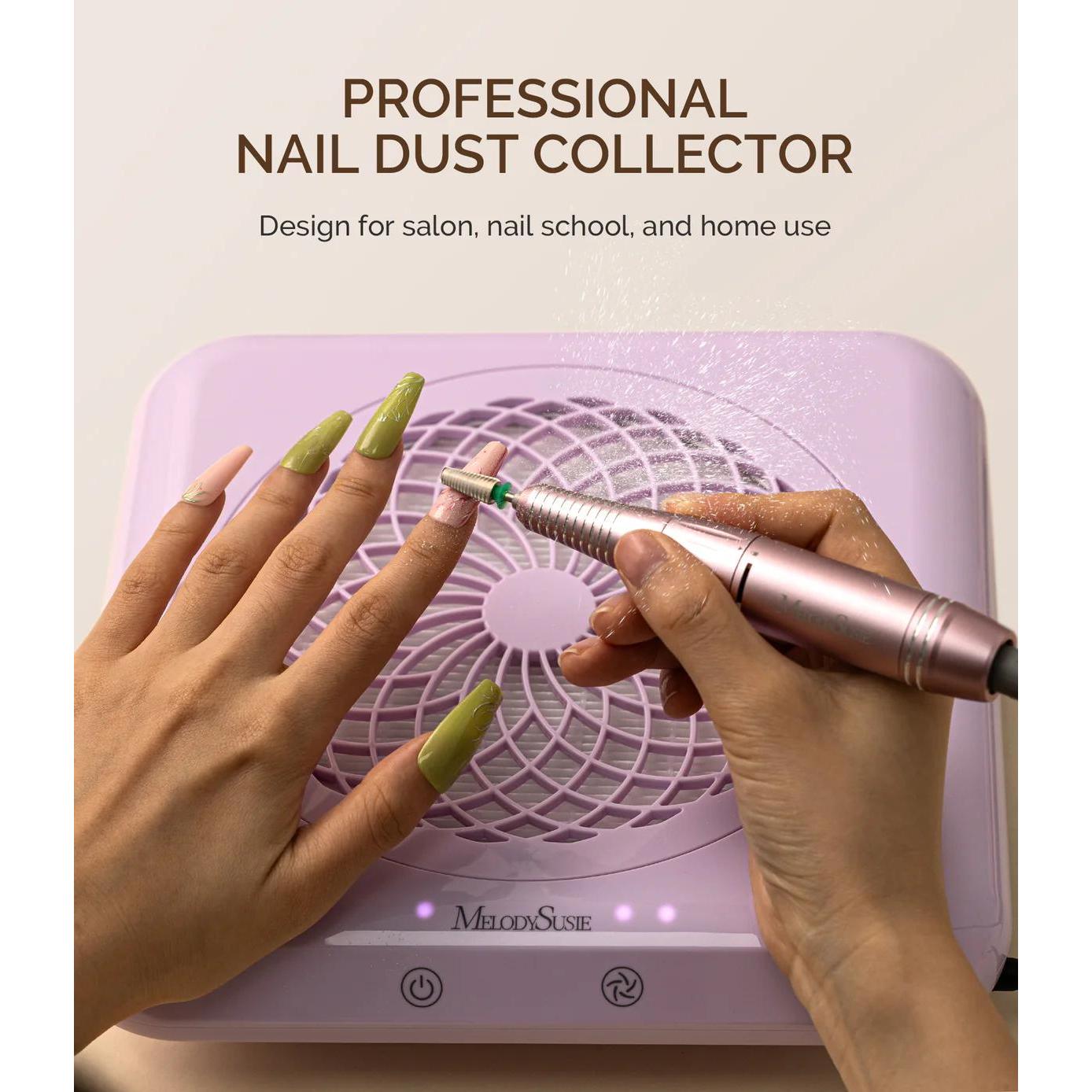 MelodySusie SProF Nail Dust Collector - Purple - Purple Manicure ...
