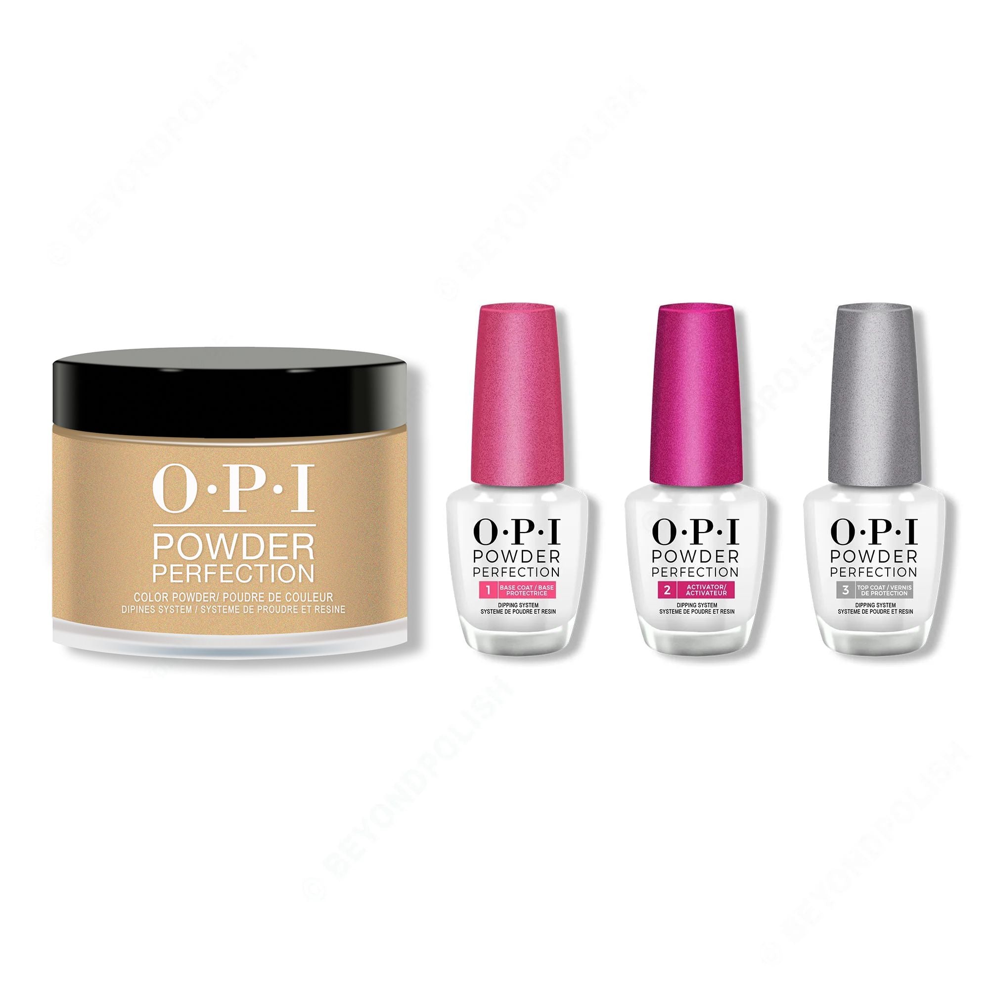 OPI - Dip Powder Combo - Liquid Set & Starstruck Gold - Gold Dipping ...