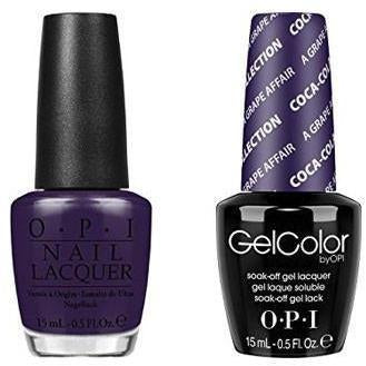 OPI - Gel & Lacquer Combo - A Grape Affair - Purple Gel & Lacquer ...