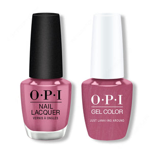 OPI - Gel & Lacquer Combo - Just Lanai-ing Around - Pink Gel & Lacquer ...