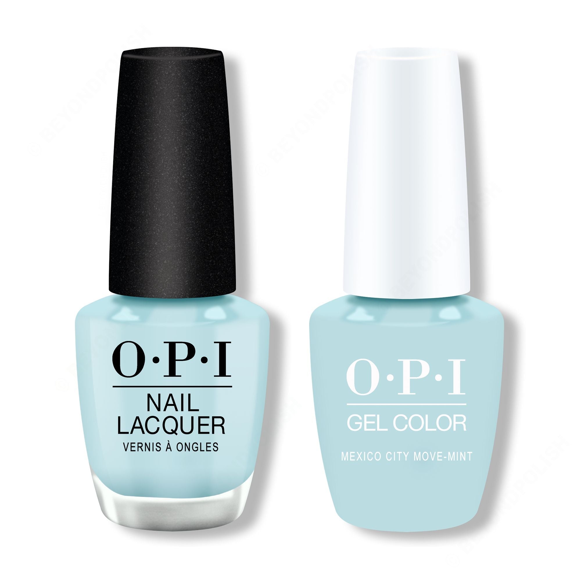 OPI - Gel & Lacquer Combo - Mexico City Move-mint - Blue Gel & Lacquer ...