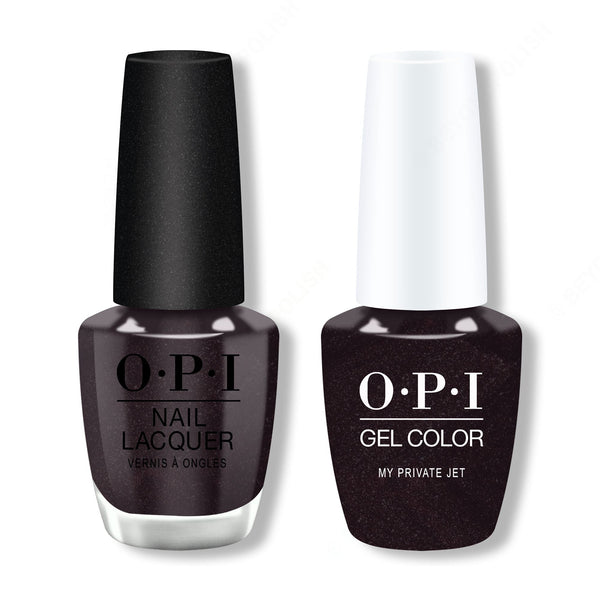 OPI - Gel & Lacquer Combo - My Private Jet - Brown Gel & Lacquer Polish ...