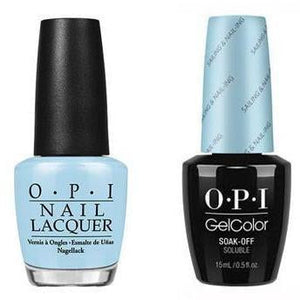 OPI - Gel & Lacquer Combo - Sailing & Nail-ing - Blue Gel & Lacquer ...