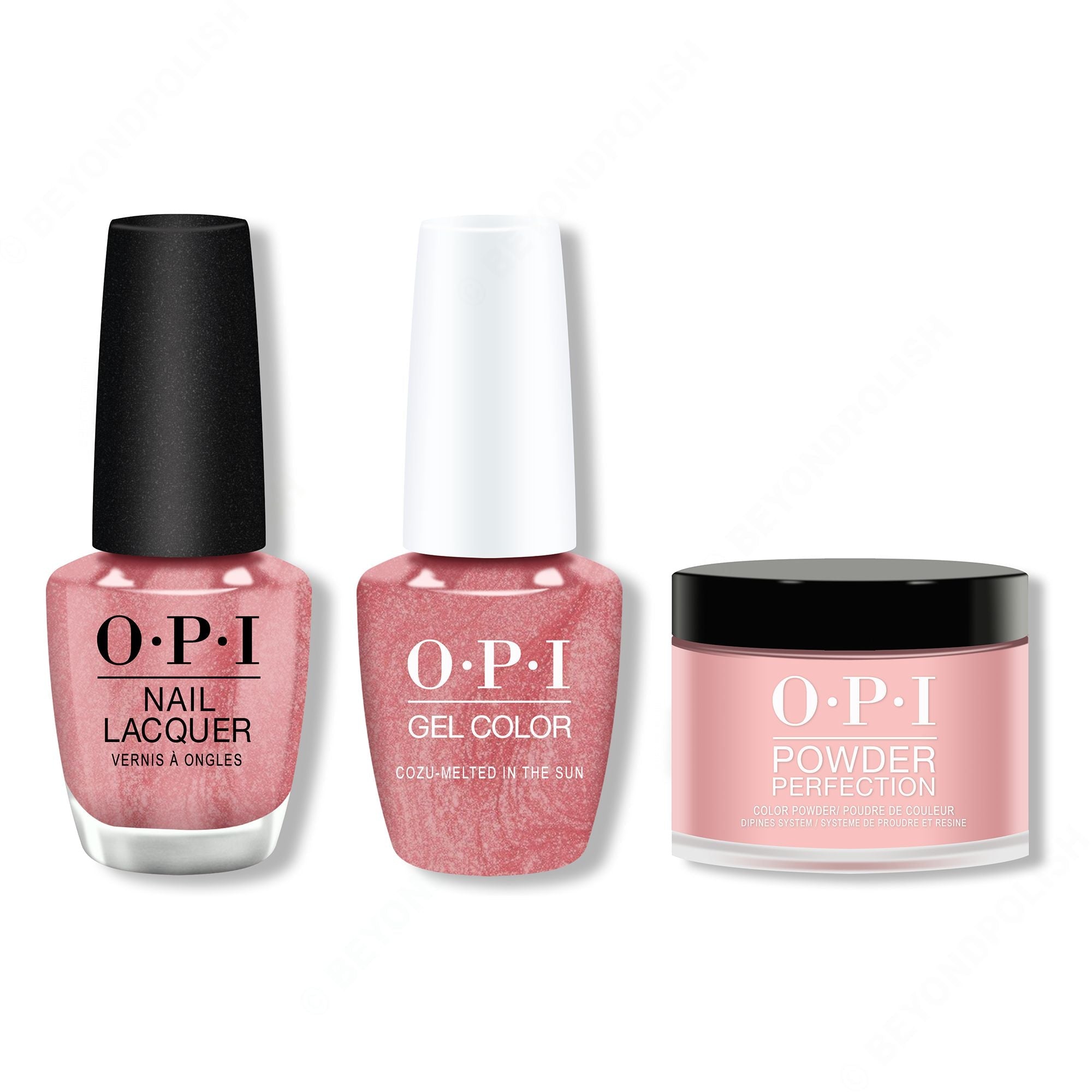 OPI - Gel, Lacquer & Dip Combo - Cozu-Melted in the Sun - Pink Gel ...